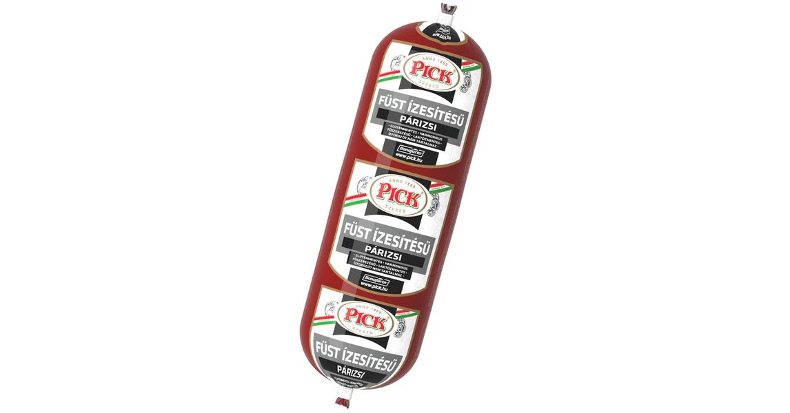 Pick Füst ízesítésű párizsi 400g a Kolbaszposta.hu webáruház kínálatában Pick Füst ízesítésű párizsi 400g a Kolbaszposta.hu webáruház kínálatában